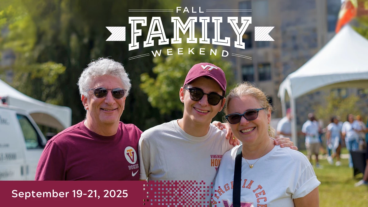 Fall Family Weekend 2025 Dates Announced! | The Hokie Family Hub